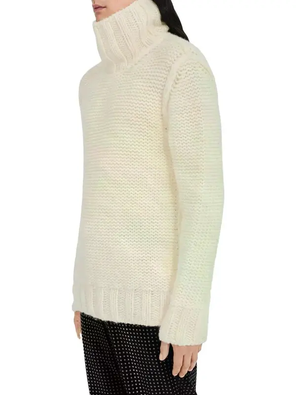 MAISON MARGIELA Chunky-knit Turtleneck Sweater - Neutrals