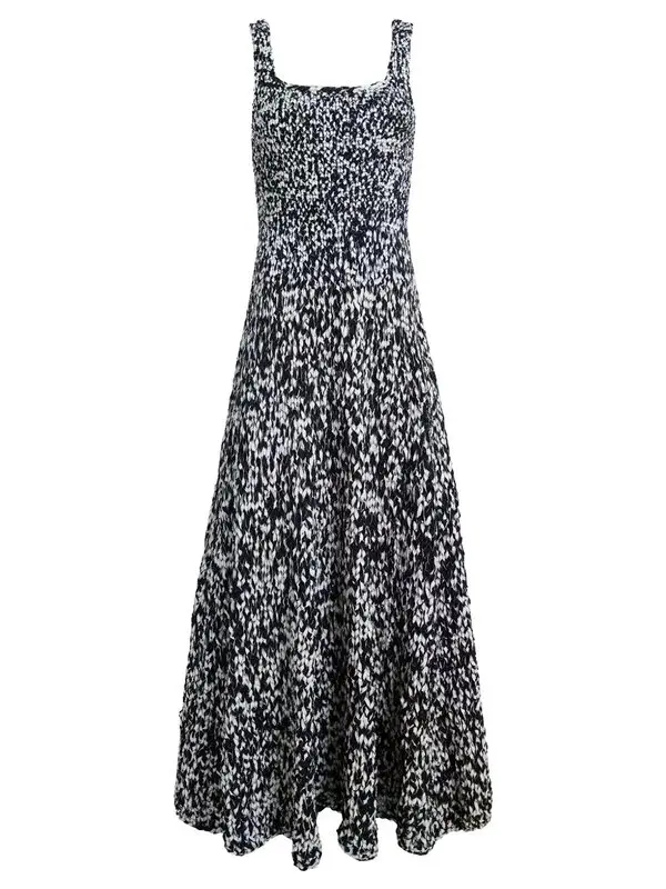 Khaite Twigs Maxi Dress - Black