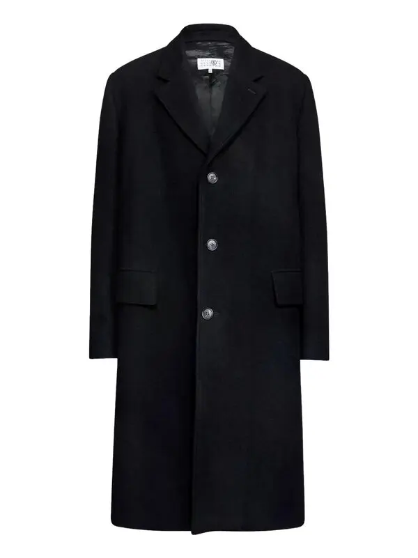 MAISON MARGIELA Single-breasted Coat - Black