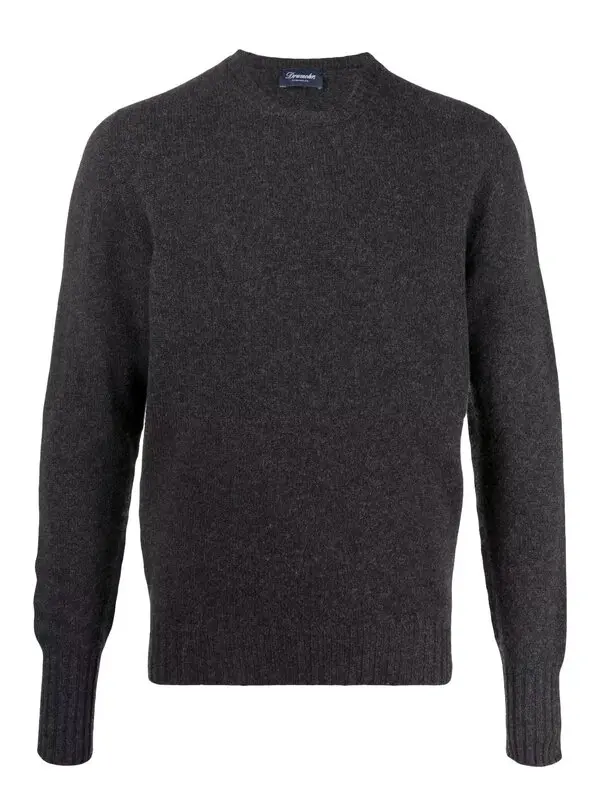 DRUMOHR Long-sleeve Knitted Jumper - Black