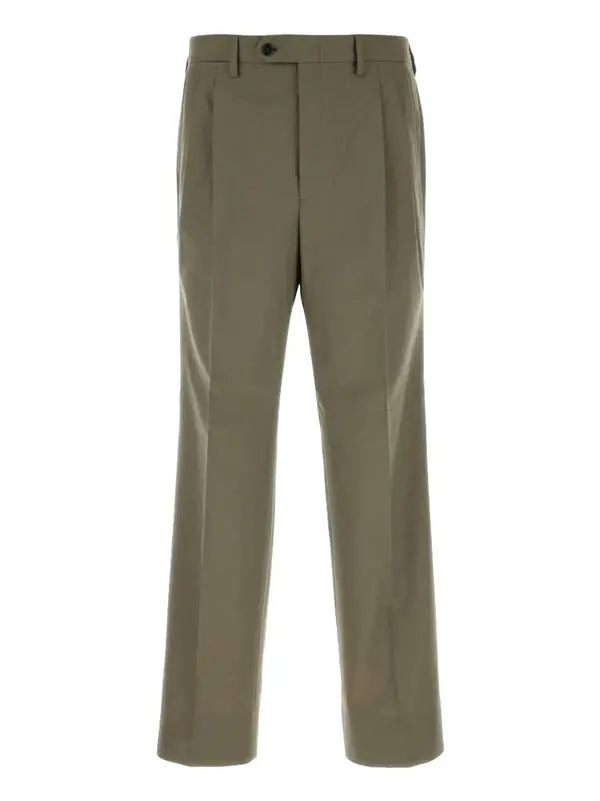 Prada Wide Leg Pants - Green