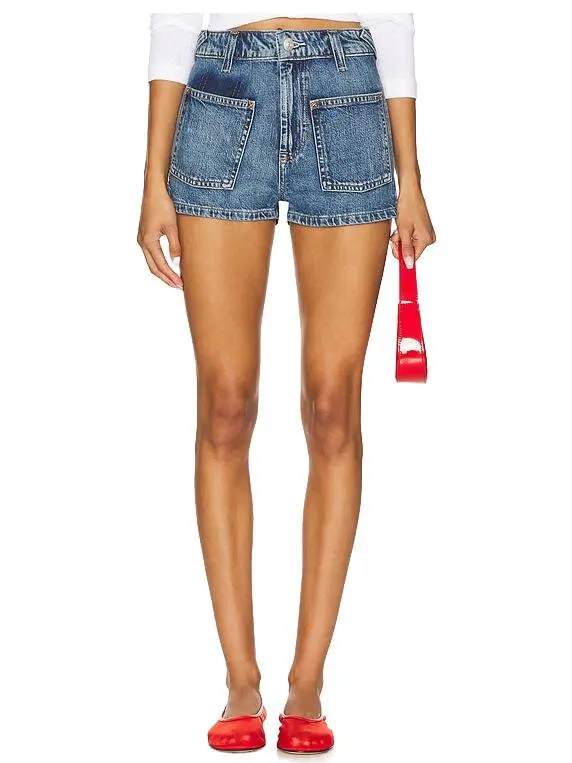Free People X We The Free Bettie Sailor Short - Blue