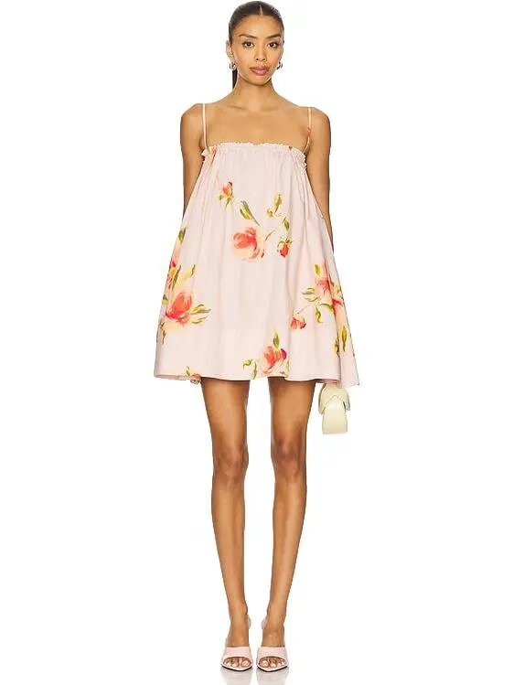 LOVERS AND FRIENDS Petal Mini Dress - Blush