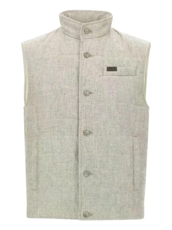 FAY Quilted Gilet - Neutrals