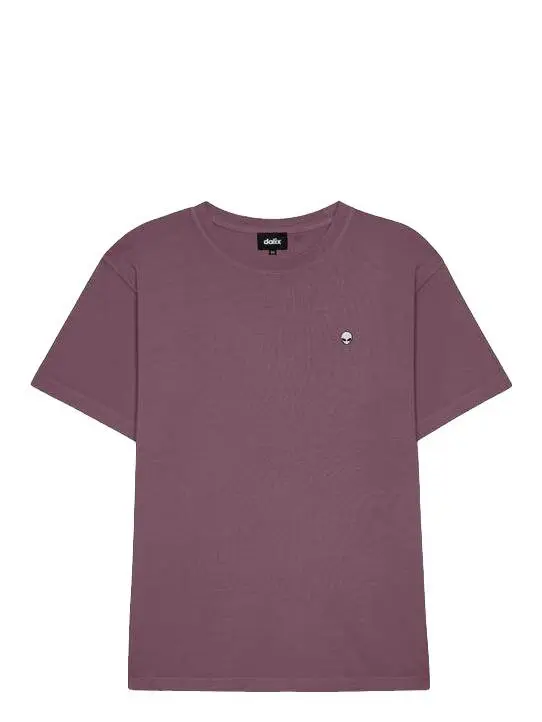 DALIX Lil Alien Midweight Garment Dye Tee - Plum