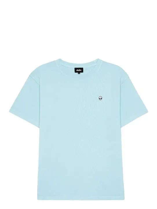 DALIX Lil Alien Midweight Garment Dye Tee - Sky Blue
