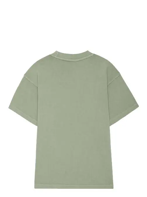 DALIX Lil Alien Heavyweight Pigment Dye Tee - Oil Green