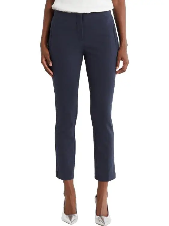 Amanda & Chelsea Tapered Pocket Pants - Navy