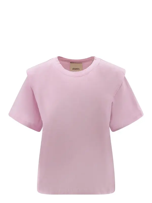 MARANT ETOILE Zelitos Biologic Cotton T-shirt - Pink