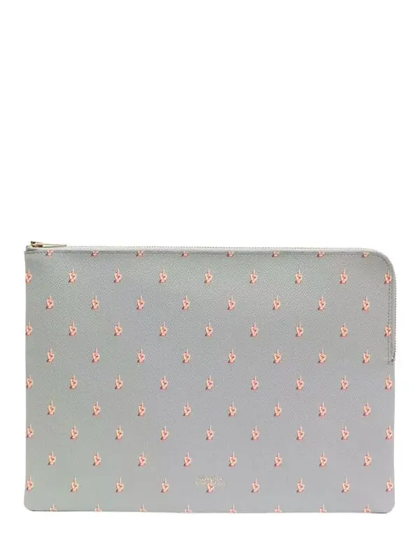 UNDERCOVERISM Graphic-print Clutch - Grey