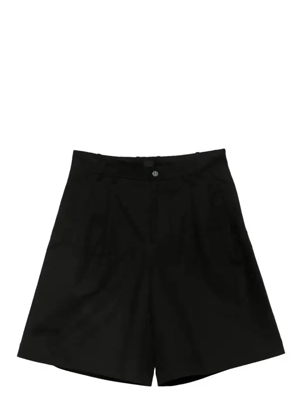 _J.L - A.L_ Wide-leg Pleated Shorts - Black