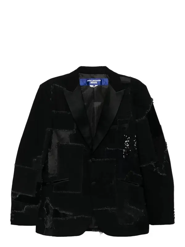 Junya Watanabe Patchwork Blazer - Black