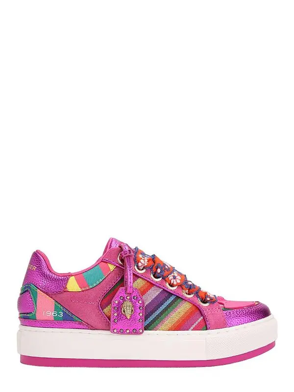 Kurt Geiger Southbank Tag Sneakers - Open Pink