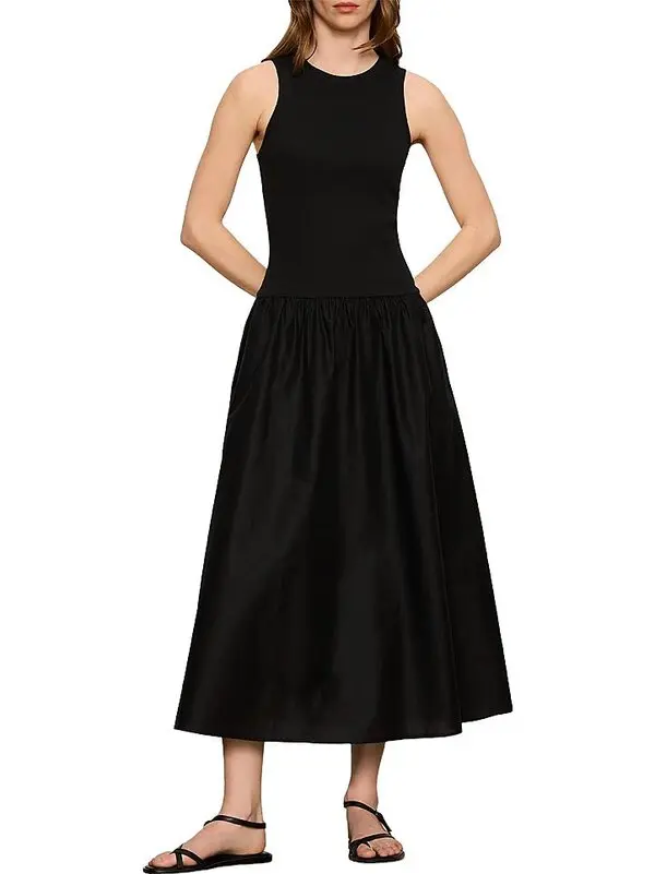 Sanctuary Take Me Away Midi Dress - Black