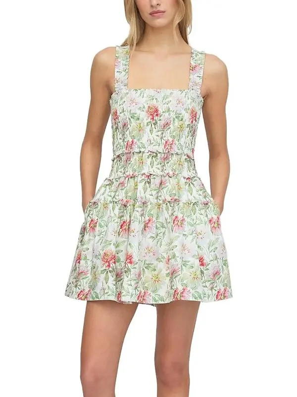 Hill House Home The Azalea Mini Nap Dress - Peony Chintz