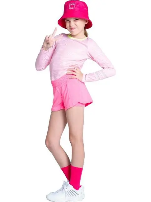 Lucky In Love Victory Streak Long-sleeve Top - Pink