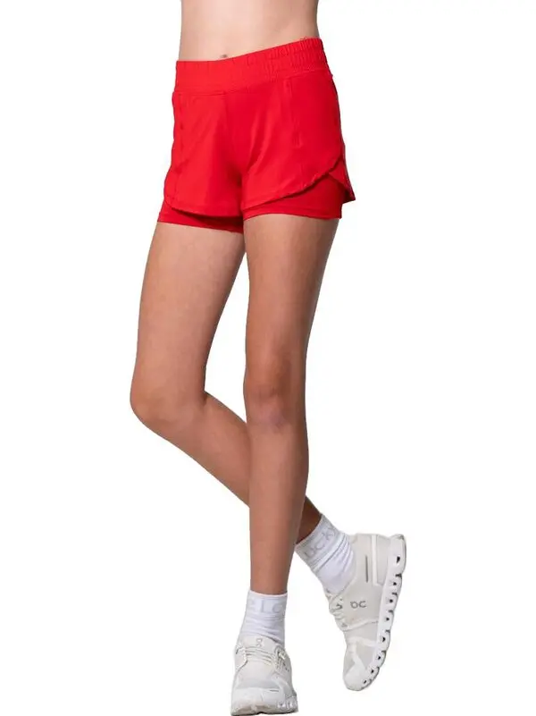 Lucky In Love Training Short - Red