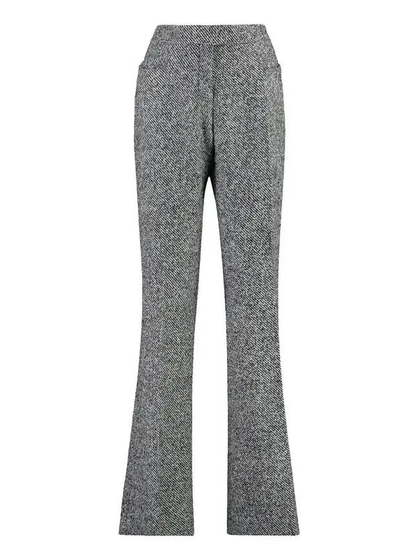 TOM FORD Tweed Flared Trousers - Grey