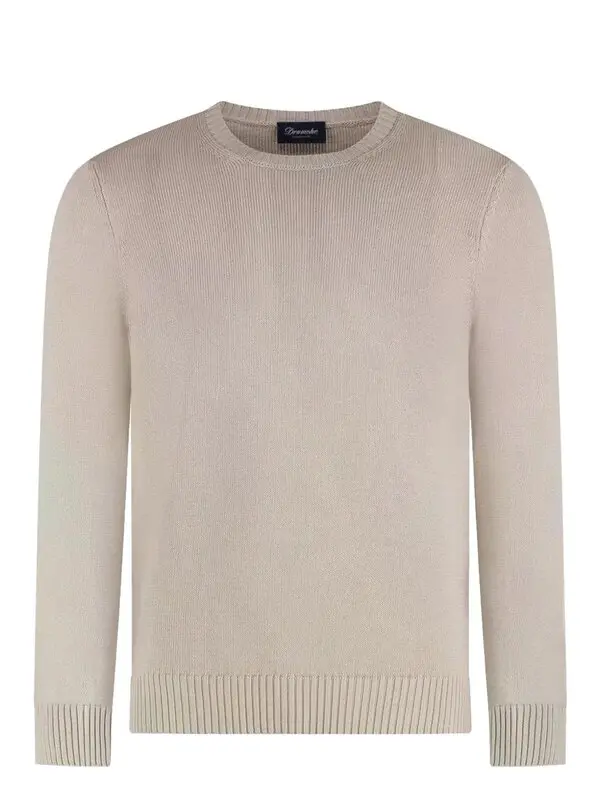 DRUMOHR Cotton Sweater - Neutrals