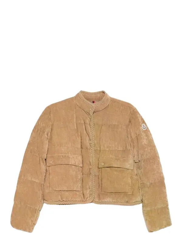 Moncler Logo-patch Jacket - Brown