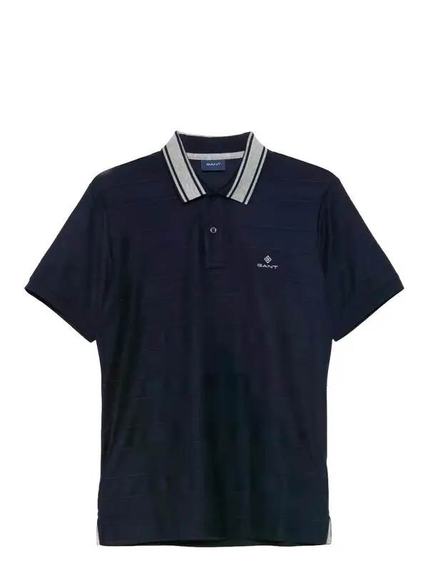 Gant Embroidered-logo Polo Shirt - Blue