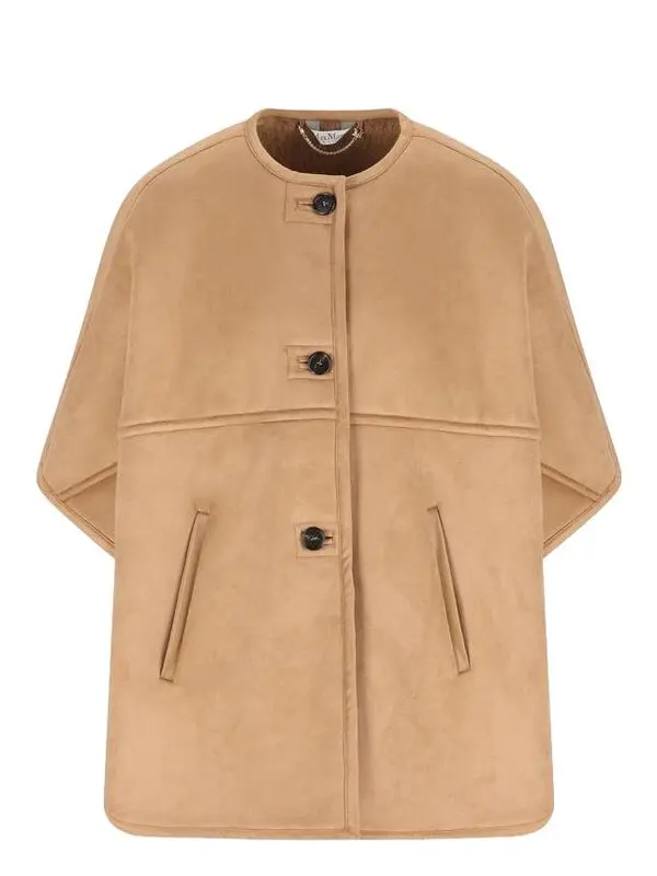 Max Mara Polyester Cape - Brown