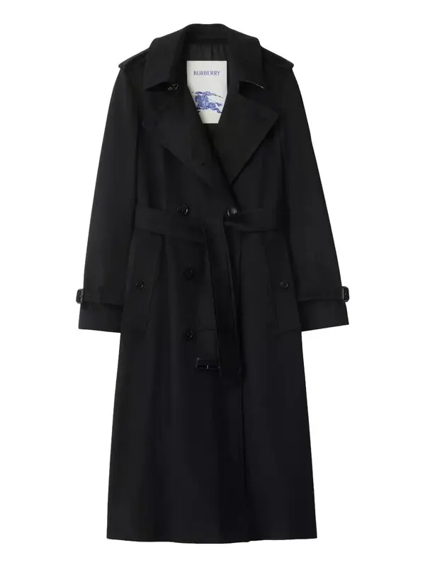 Burberry Double-breasted Trench Coat - Black