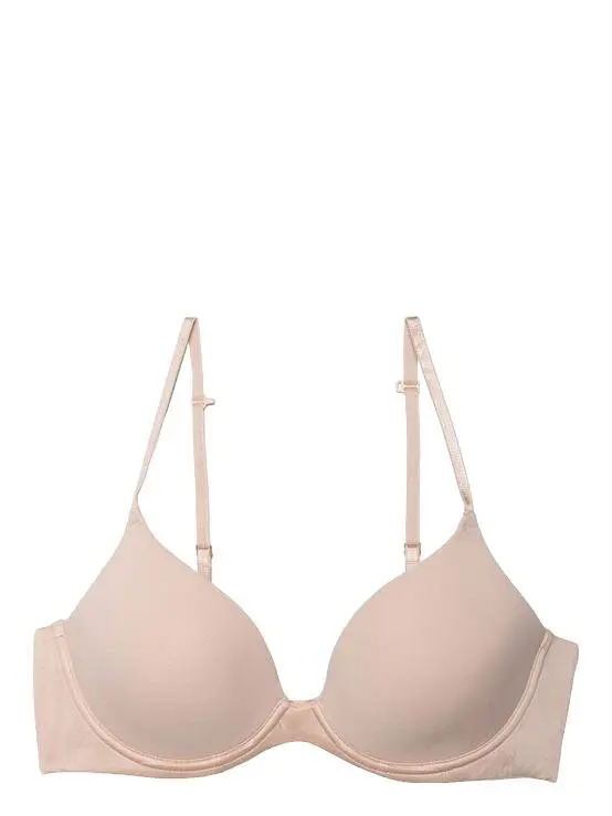 Natori Soft Focus Convertible Demi T-shirt Bra - Natural