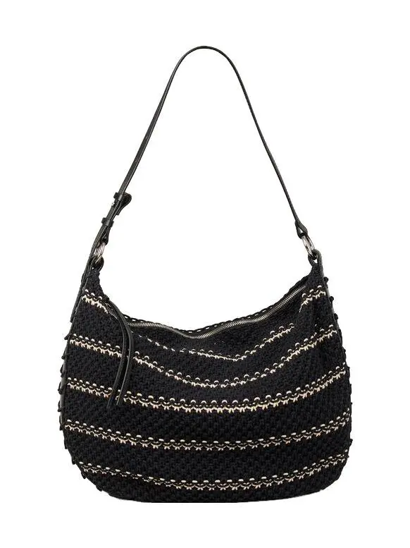 Ba&sh Arya Large Shoulder Bag - Black
