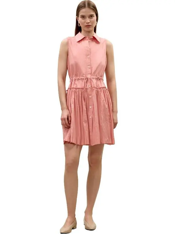 Rebecca Taylor Marietta Shirt Dress - Natural