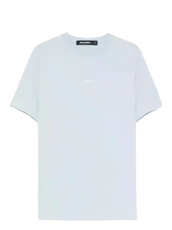 Karl Lagerfeld Cotton-blend T-shirt - Blue