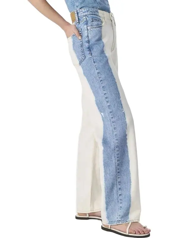 Rag & Bone Featherweight Logan Wide-leg Jeans - Blue