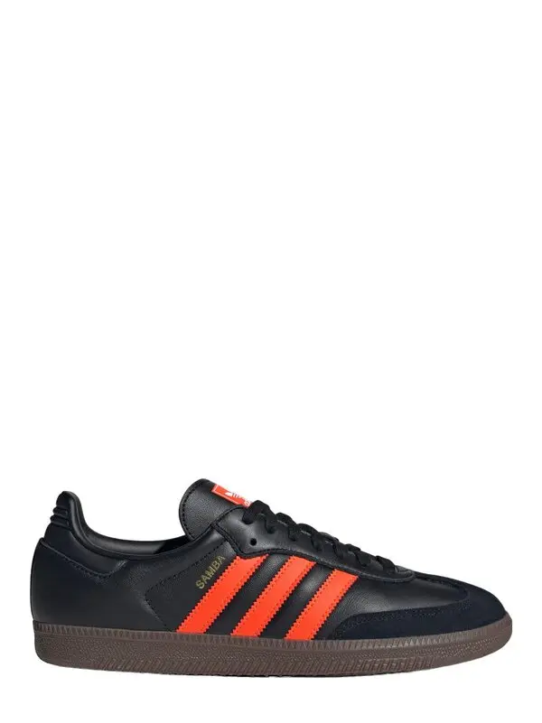 Adidas Samba Og Low Top Sneakers - Core Black / Impact Orange / Gum