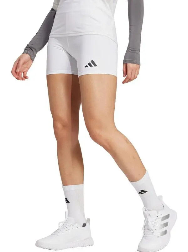 Adidas Techfit Volleyball Shorts - White