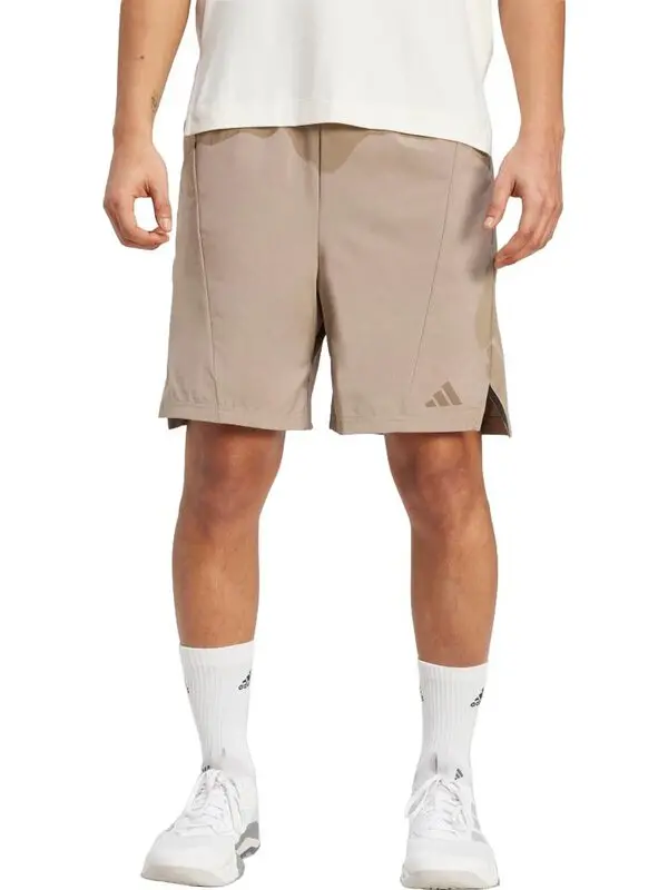 Adidas Designed For Training Workout Shorts - Chalky Brown