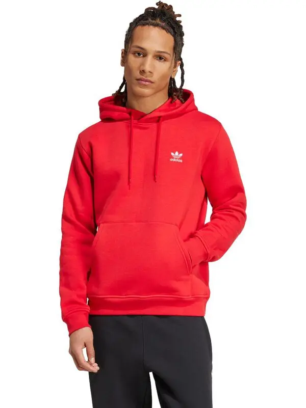 Adidas Trefoil Essentials Hoodie - Better Scarlet
