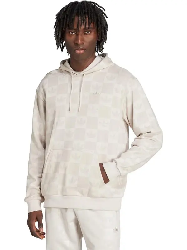 Adidas Monogram All Over Print Loose Hoodie - Bliss