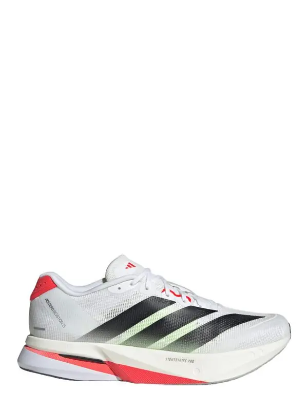Adidas Adizero Boston Sneakers - Cloud White / Core Black / Lucid Red