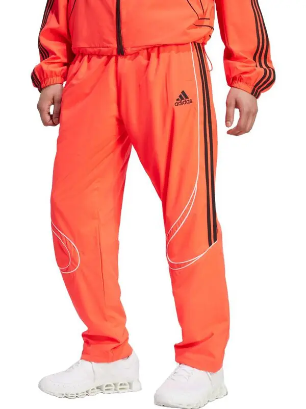 Adidas Teamgeist Adicolor Track Pants - Lucid Red / Black