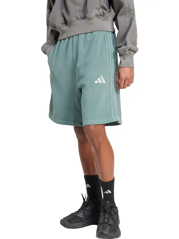 Adidas All Szn French Terry Washed 8 Inch Shorts - Aurora Ivy