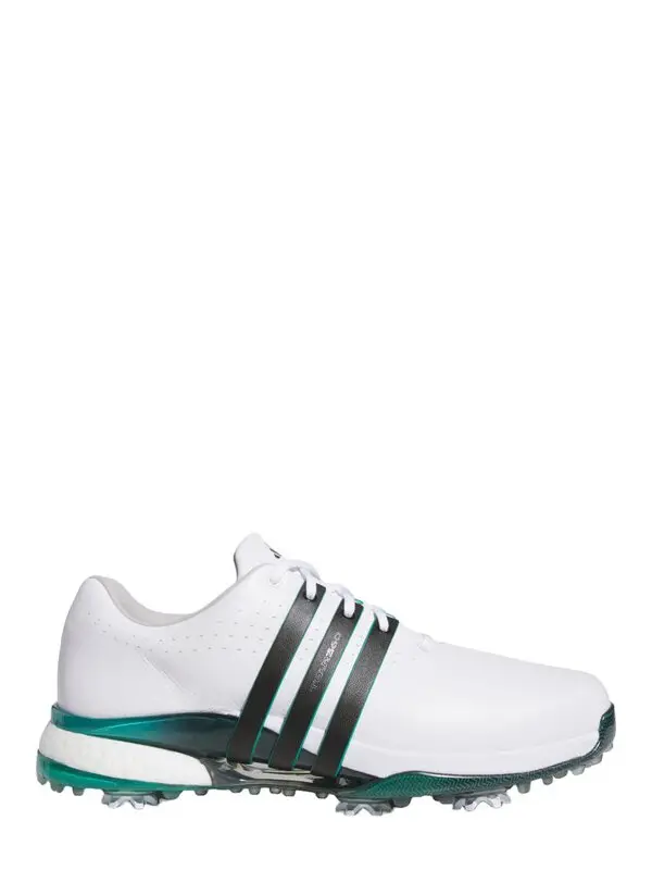 Adidas Tour360 24 Golf Shoes - Cloud White / Core Black / Aurora Ivy