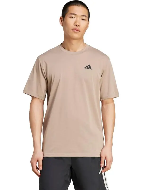Adidas Training T-shirt - Chalky Brown / Black