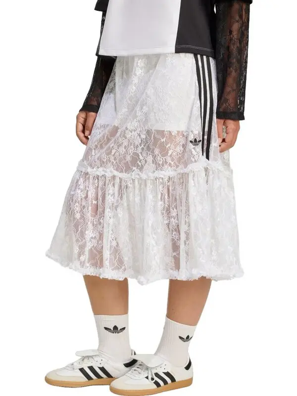 Adidas Originals Lace Skirt - White