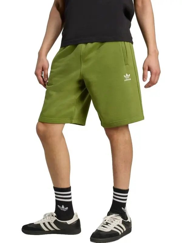 Adidas Trefoil Essentials Shorts - Tech Olive