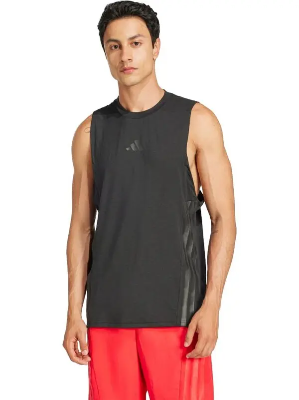 Adidas Training 3-stripes Tank Top - Black