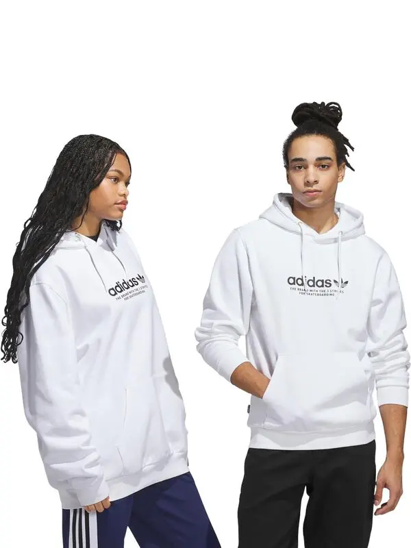 Adidas 4.0 Logo Hoodie - White / Black