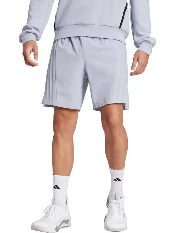Adidas Designed-for-training 3-stripes Shorts - Halo Silver