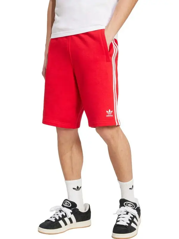Adidas Adicolor 3-stripes Shorts - Better Scarlet / White