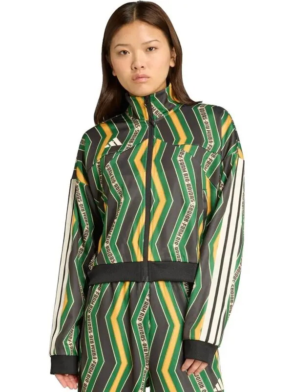 Adidas X Farm Tiro Track Top - Black / Amazon Green / Preloved Yellow