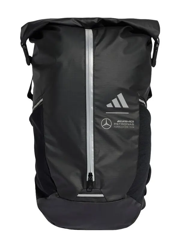 Adidas Mercedes Amg Petronas Formula One Team Adaptive Packing System Backpack - Black / Reflective Silver / Semi Mint Rush